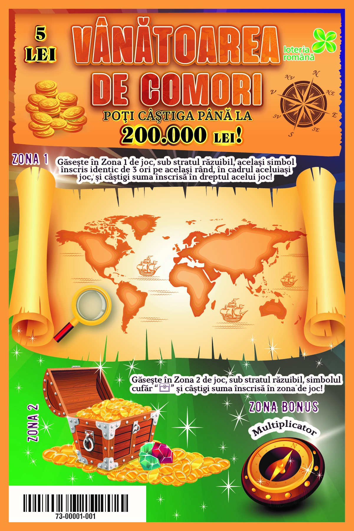 Loz Vanatoarea de comori – Loteria Romana