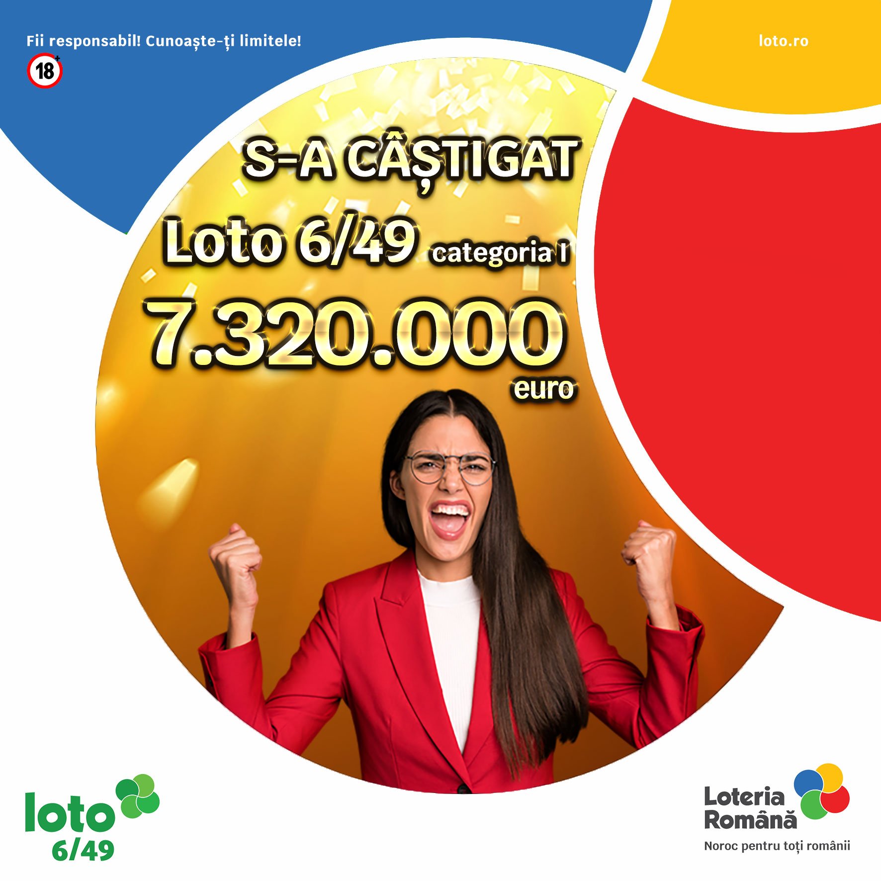 S-a castigat marele premiu la Loto 6/49 in valoare de peste 7,32 ...