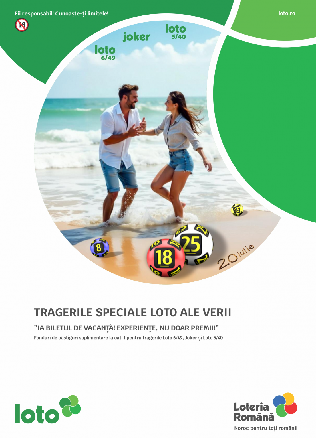 TRAGERILE SPECIALE LOTO ALE VERII – Loteria Romana